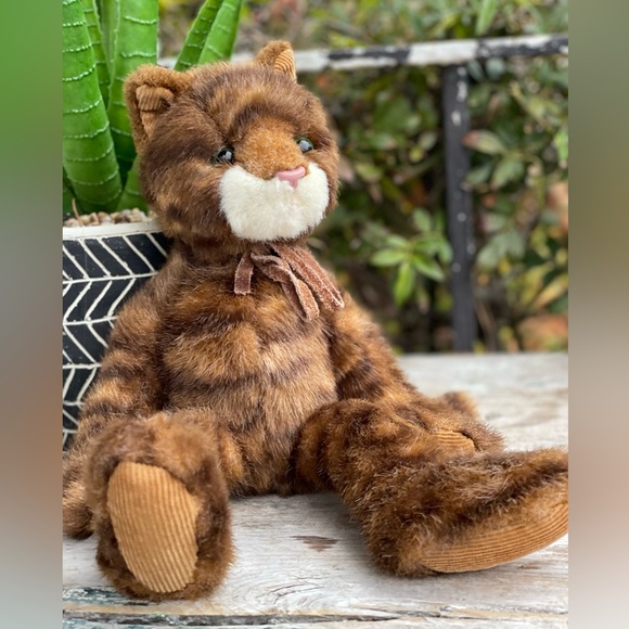 Russ | Toys | Russ Tabitha Brown Stripe Tabby Kitty Cat Beanie Stuffed ...